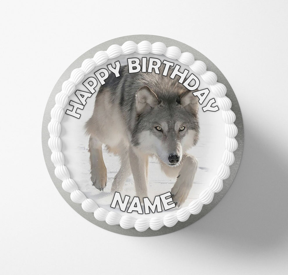 Wolf Cake Topper – Sugar Shoppe